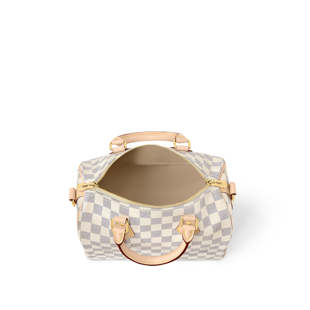 Speedy Bandoulière 25 Damier Azur Canvas - Handbags | LOUIS VUITTON